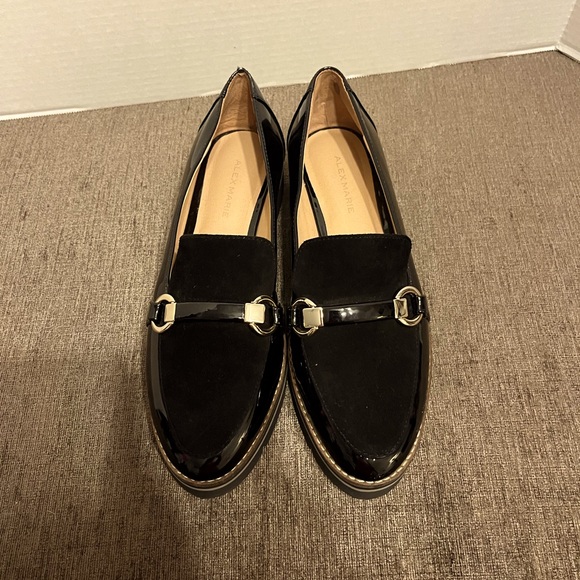 Alex Marie | Shoes | Alex Marie Velvet And Patent Leather Loafers ...